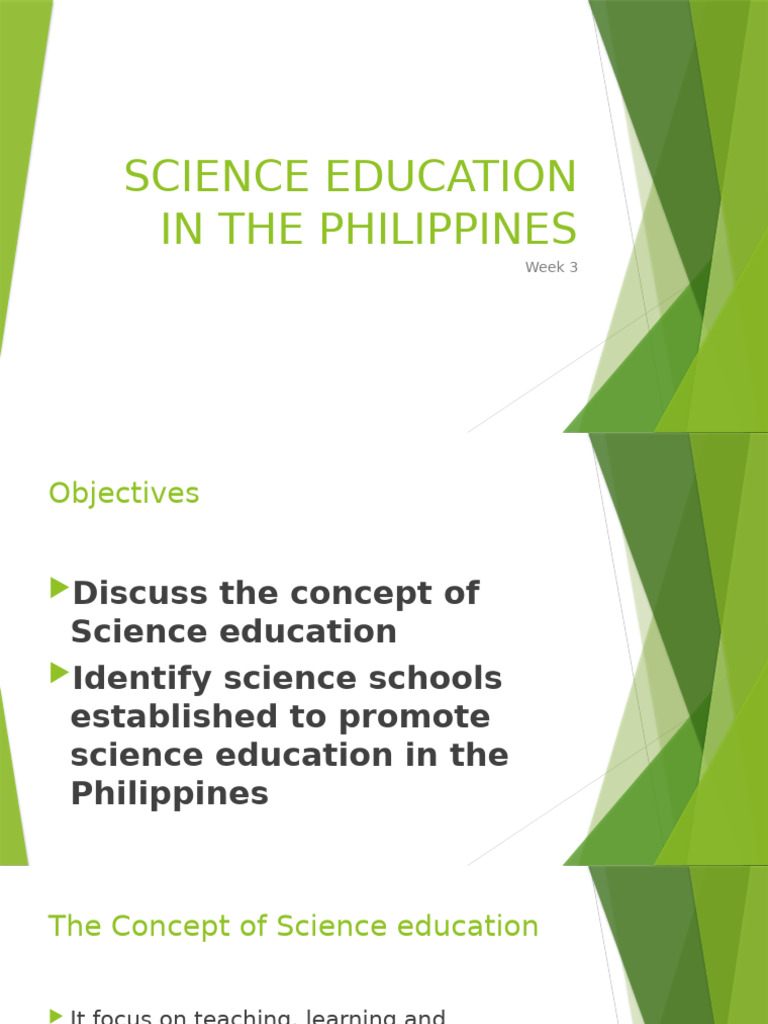Lesson 3 Science Education in The Philippines | PDF | Science Education | Science