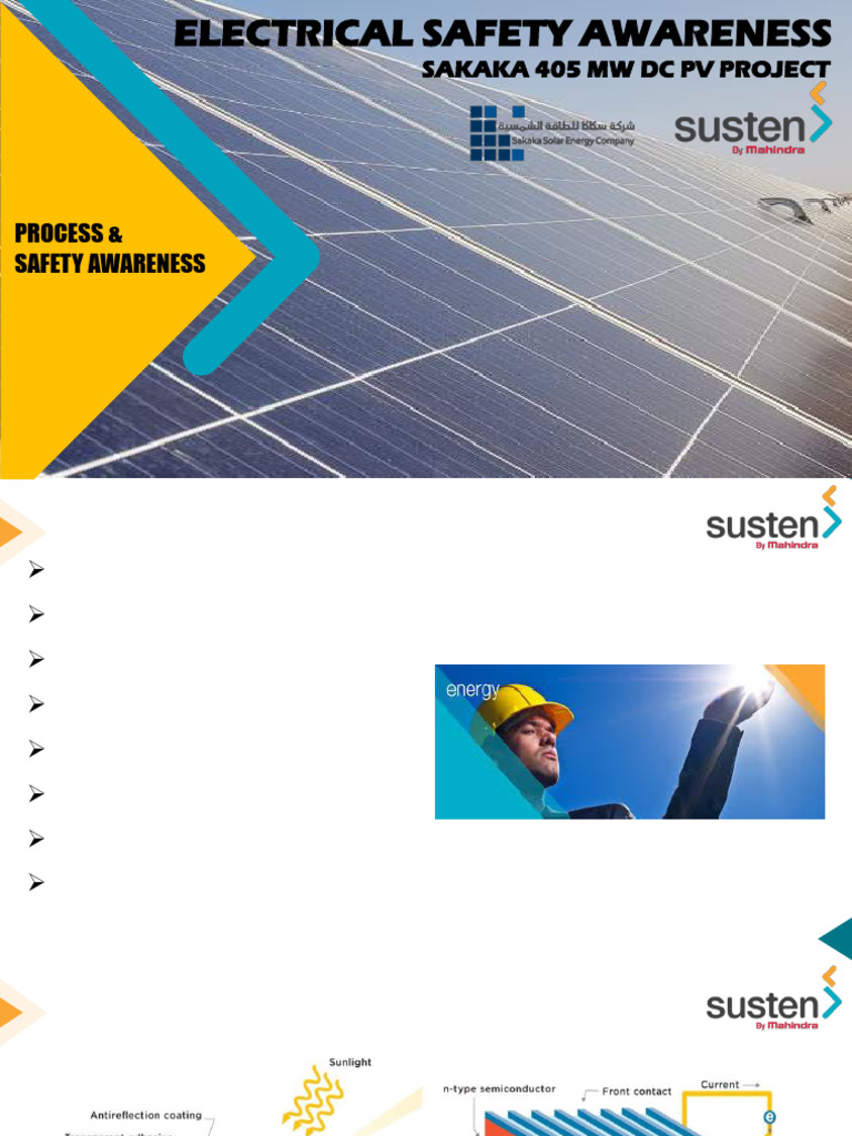 Electrical Safety - Solar Project | PDF | Power Inverter | Solar Panel