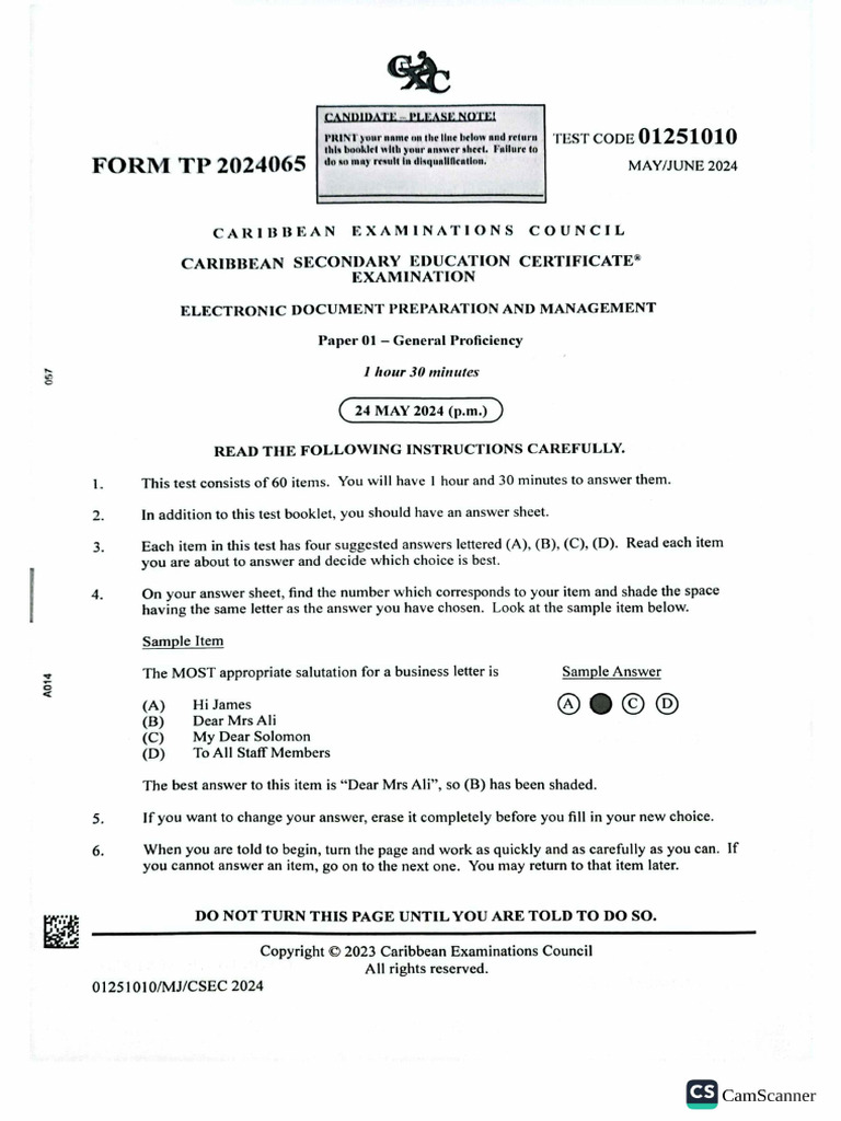 Edpm Answer Sheet | PDF