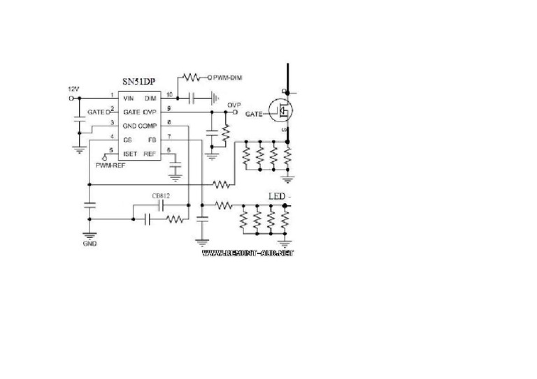 Circuito Integrado Driver Back Light SOP 10 SN51DP 1655430052 | PDF