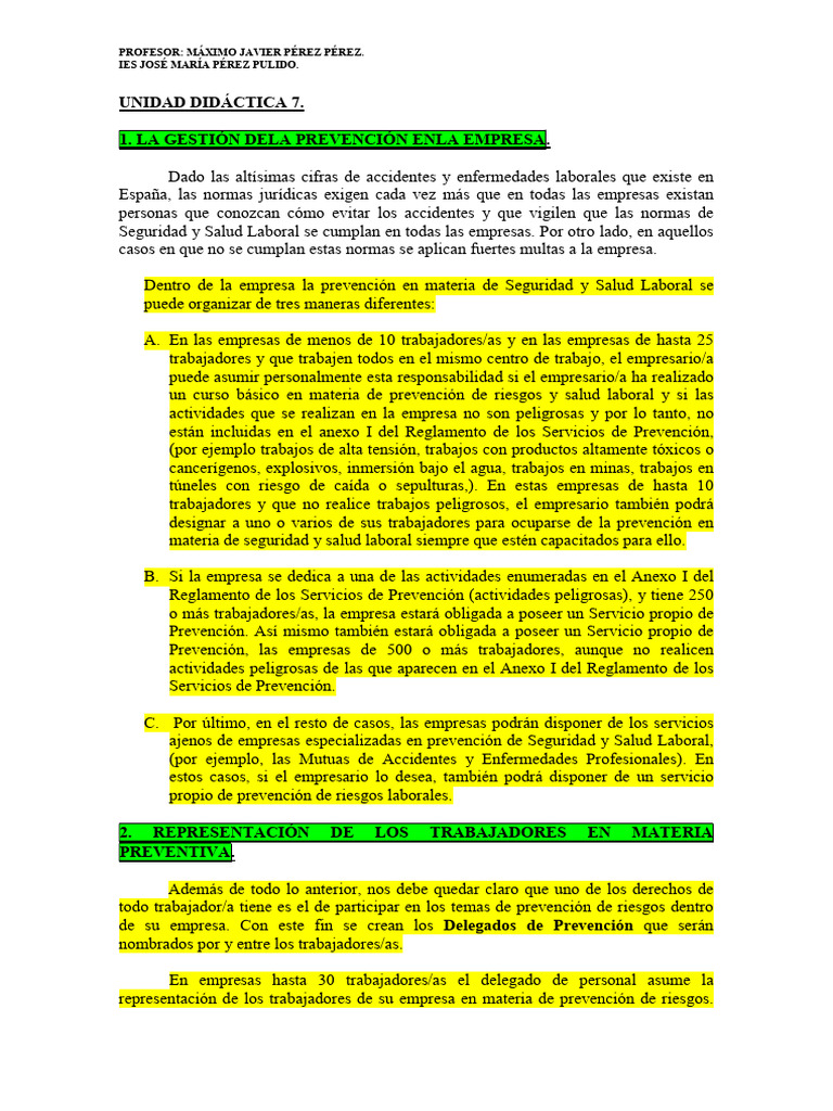 Tema 7 Fol | PDF | Seguridad y salud ocupacional | Primeros auxilios