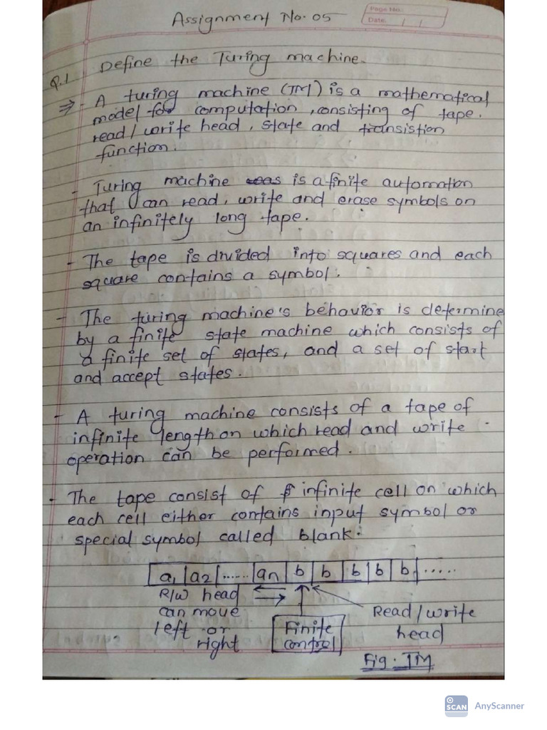 Assignment No 5 Toc | PDF