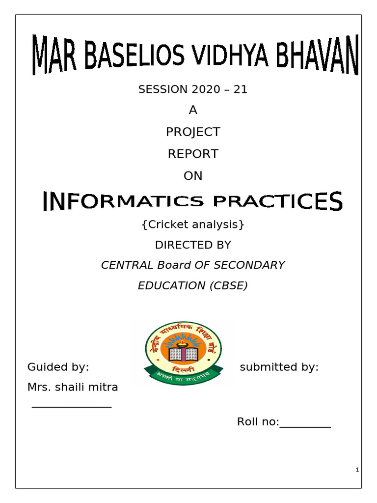 Project Documents On Cricket Analysis | PDF | Graphical User Interfaces ...