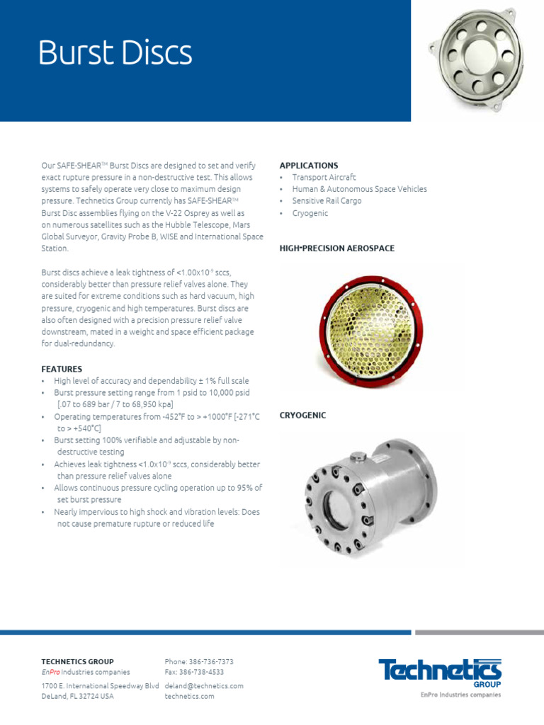 Burst Discs - Low Res | PDF