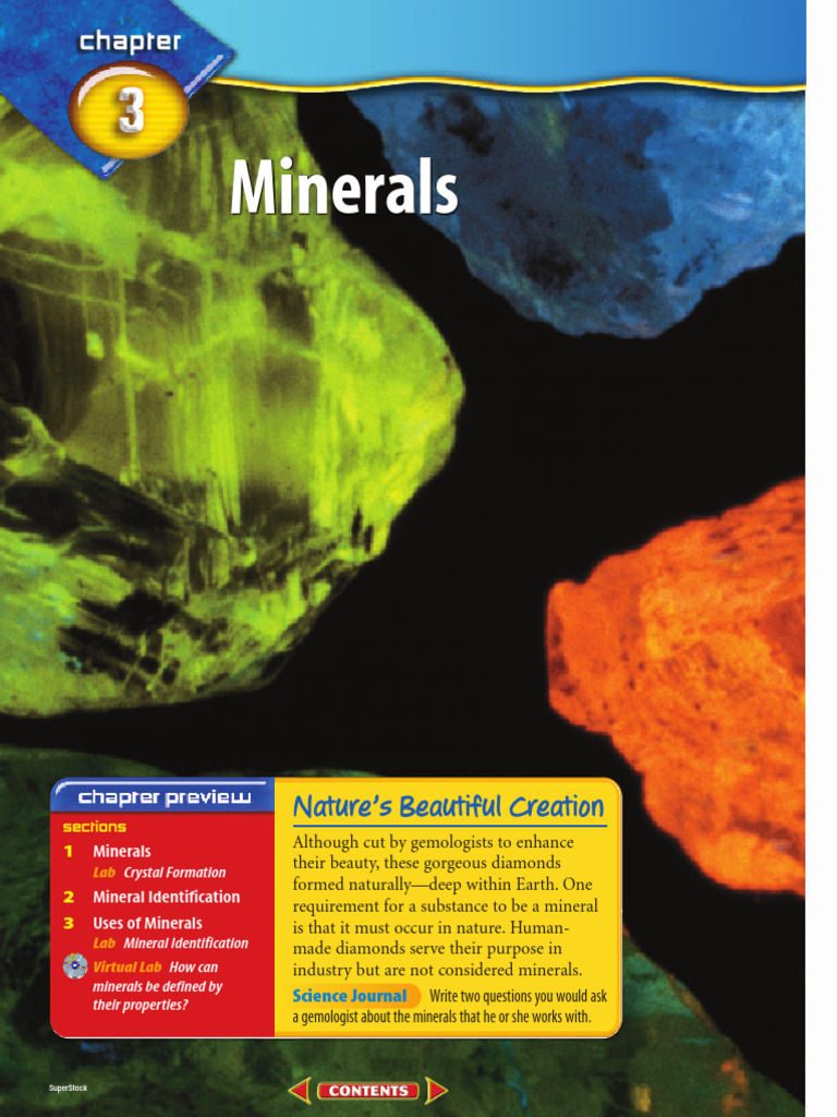 Minerals | PDF | Minerals | Crystal