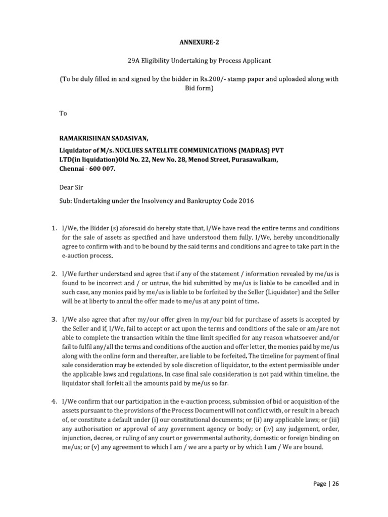 29A Format | PDF