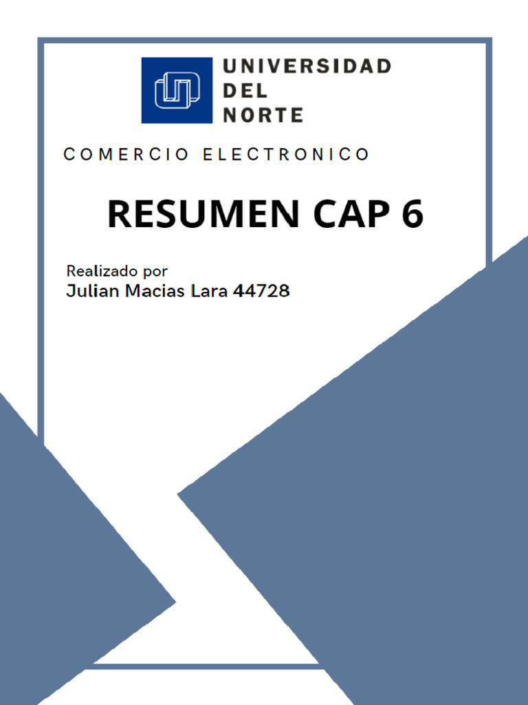 Resumen Cap 6 - Julian Macias Lara | PDF | Publicidad online | Marketing