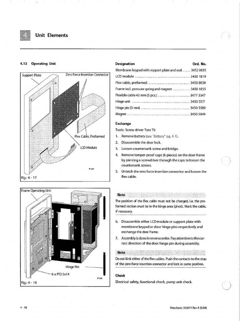 B Braun Vista Basic Raun Service Manual Part 2 | PDF