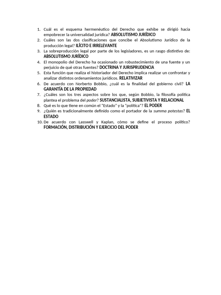 Preguntas Examen 1er Parcial | PDF