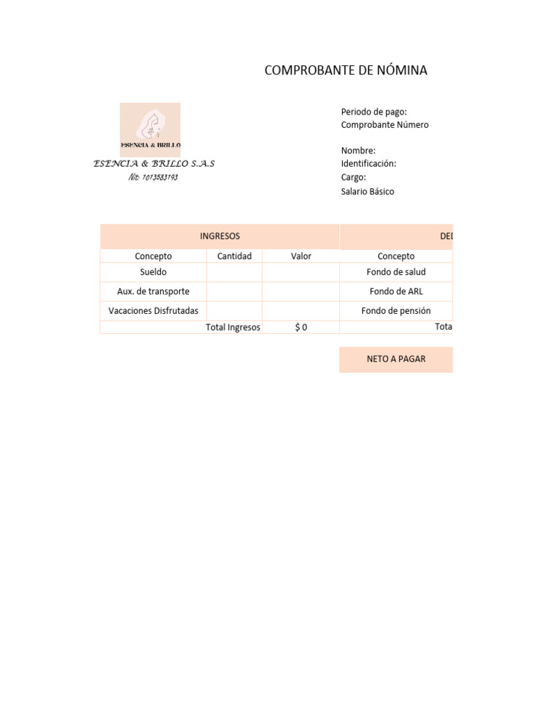 Comprobante de nomina | PDF