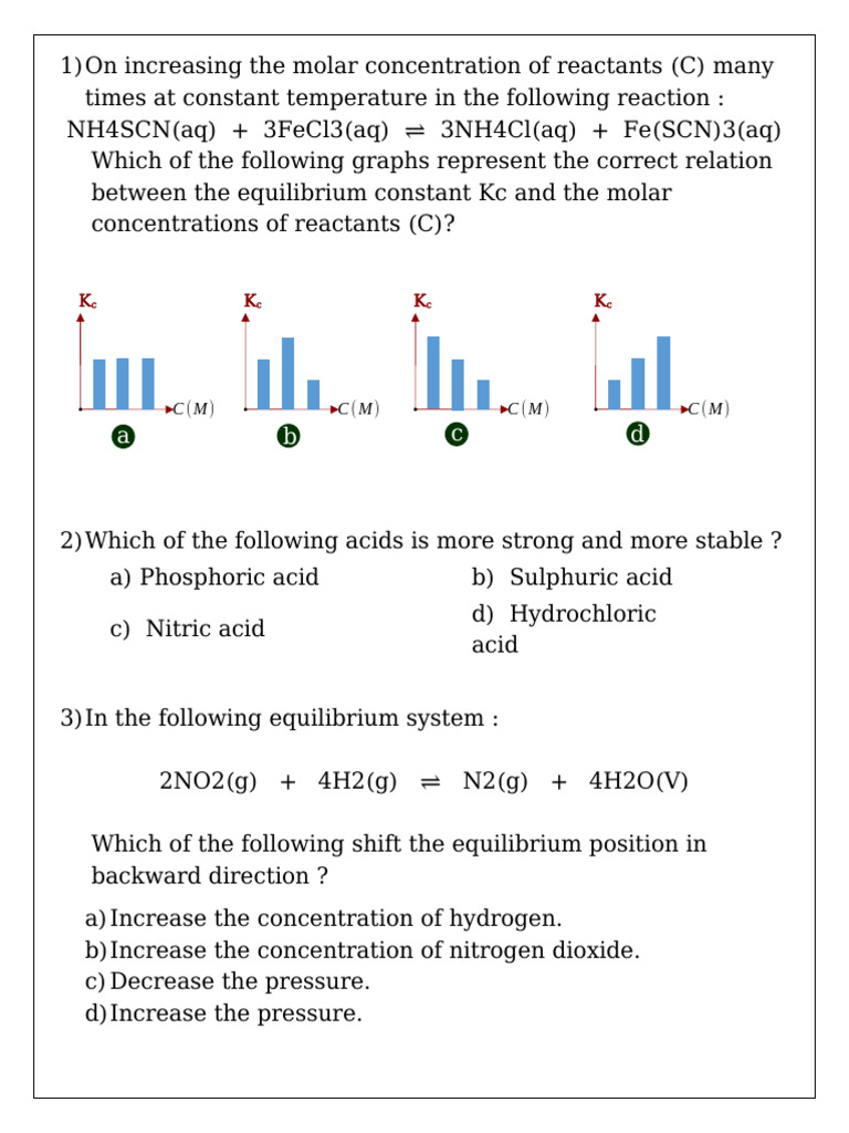 Chapter 3 - General Exam - Colorless - Edit | PDF | Ammonium | Acid