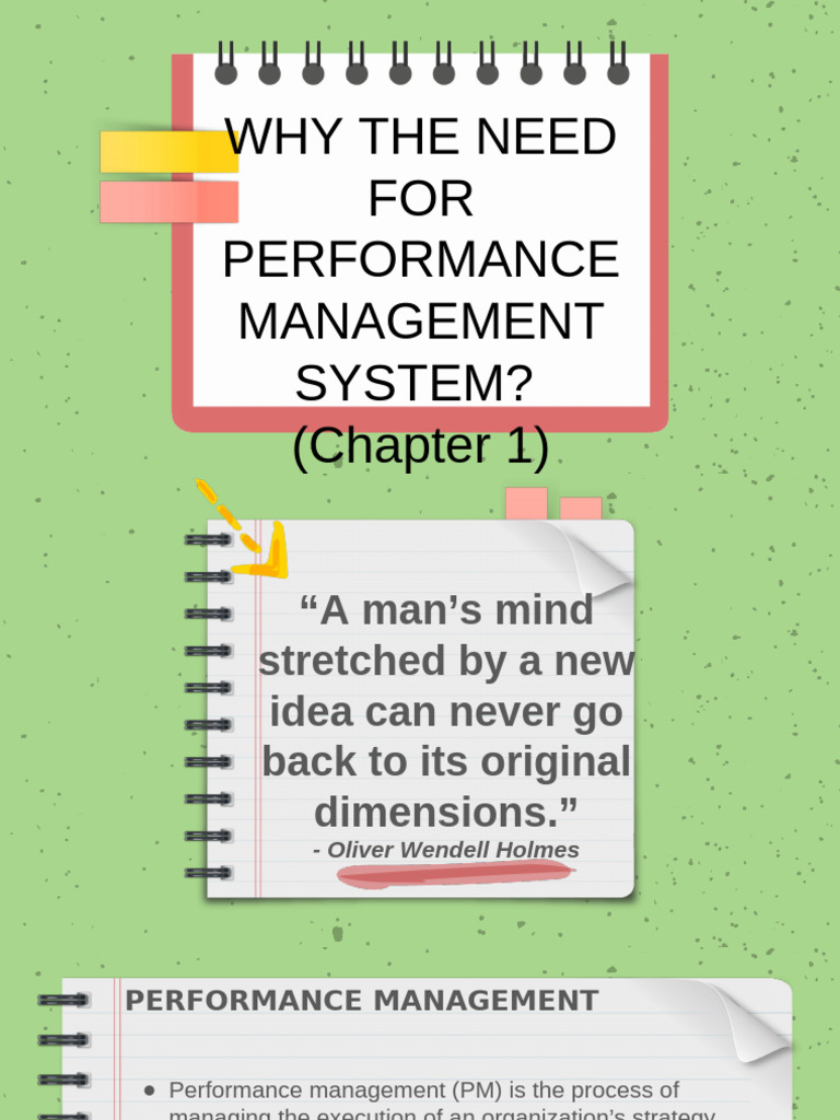 Chapter 1 Performance Management | PDF | Supply Chain | Procurement