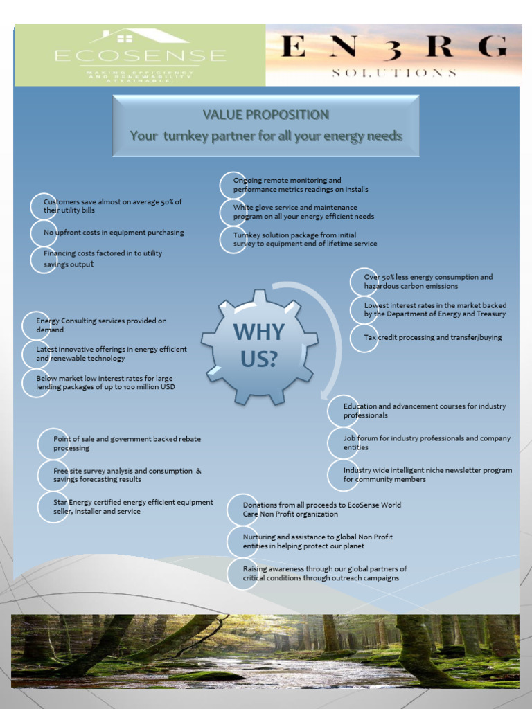 Value Proposition Ecosense v1 | PDF | Efficient Energy Use | Energy Economics
