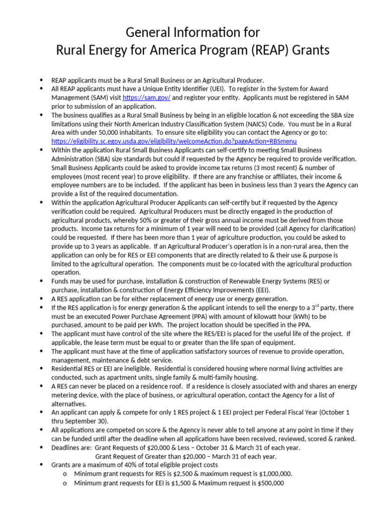 REAP General Application Information - FY 2023 | PDF | Business