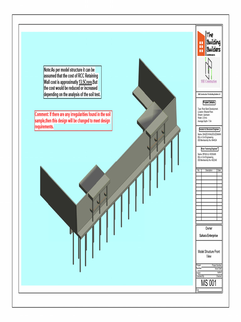 RCC Retaining Wall | PDF | Real Estate | Earth Sciences