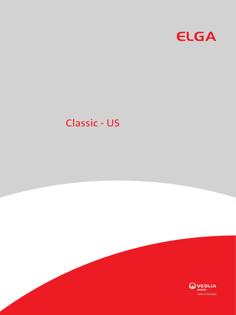 Manual Elga | PDF | Water Purification | Purified Water
