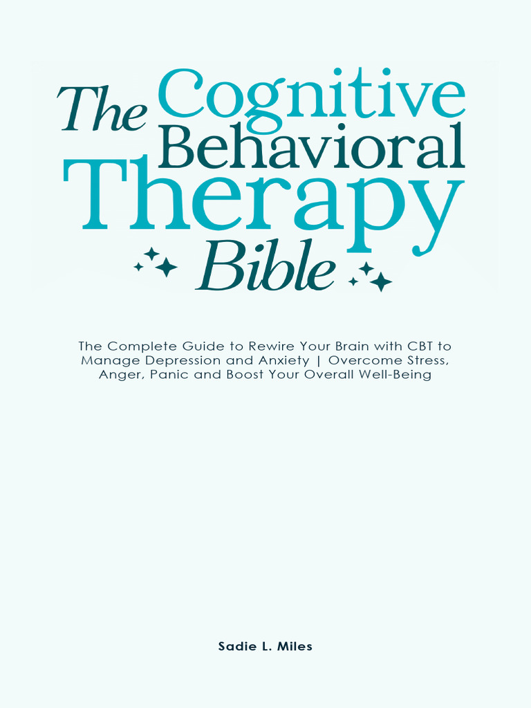 PPB - Cognitive Behavioral Therapy | PDF | Cognitive Behavioral Therapy | Psychotherapy