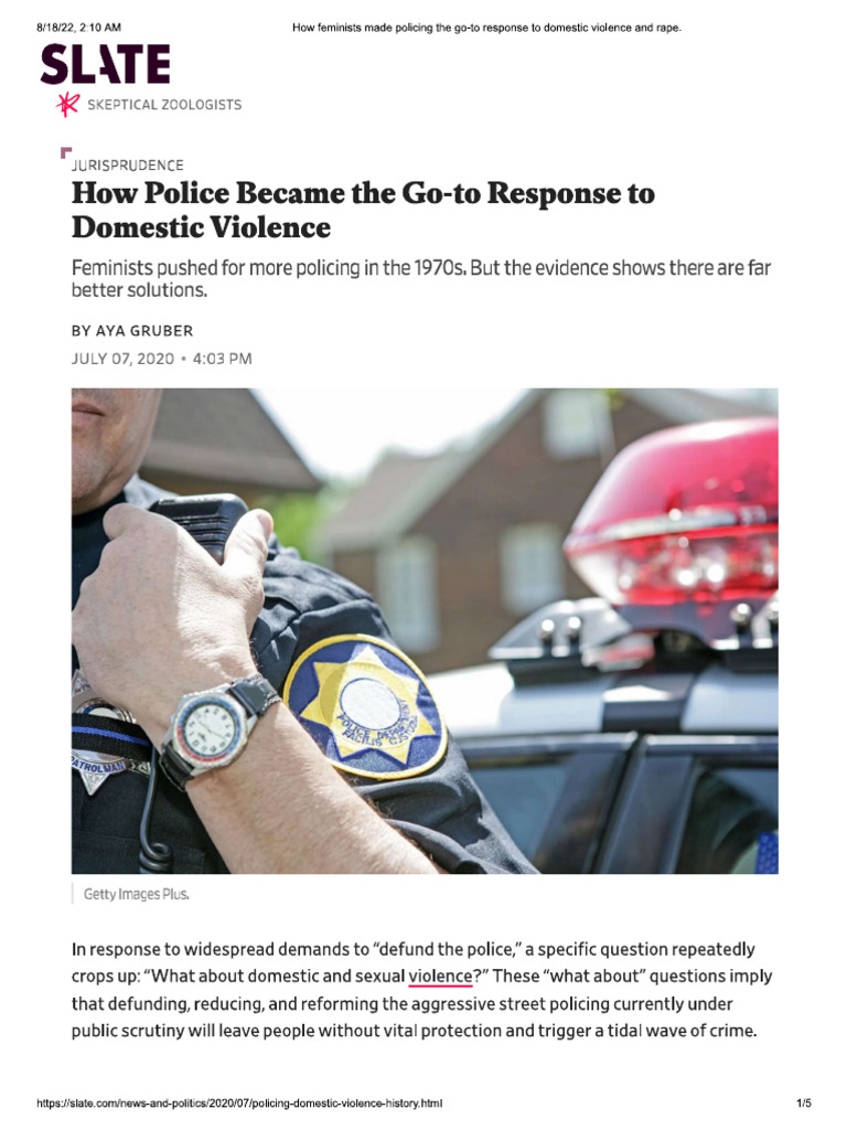 Aya Gruber - How Police Became The Go-To Response To Domestic Violence ...