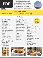 Mess Menu For Boys Hostel (Nit) | PDF | South Asian Cuisine | Food And ...