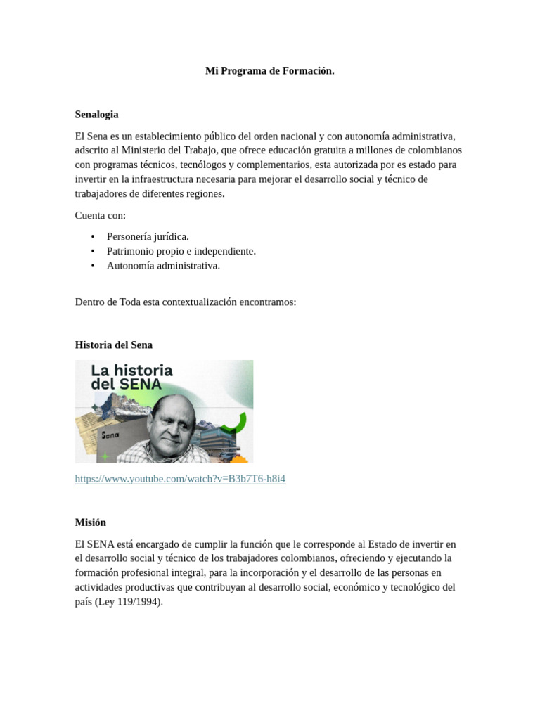 Mi Programa de Formación | PDF | Aprendizaje