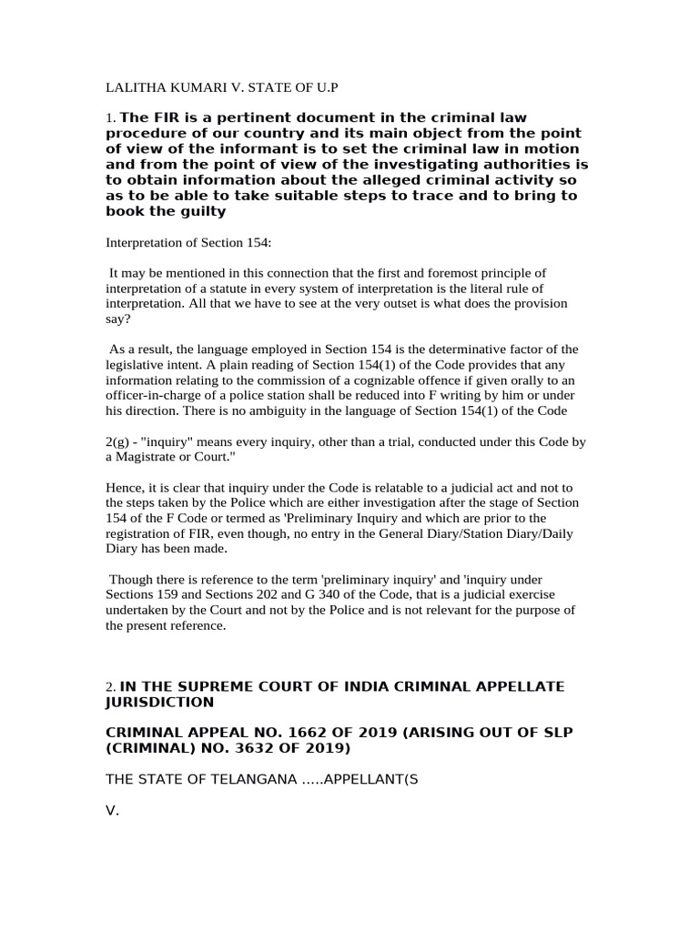 INTERVIEW QUESTION | PDF | Crimes | Crime & Violence