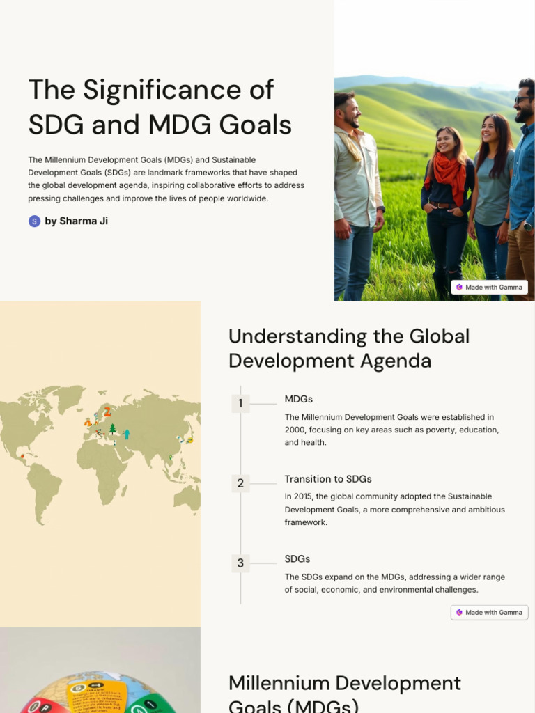 The Significance of SDG and MDG Goals | PDF | Millennium Development ...