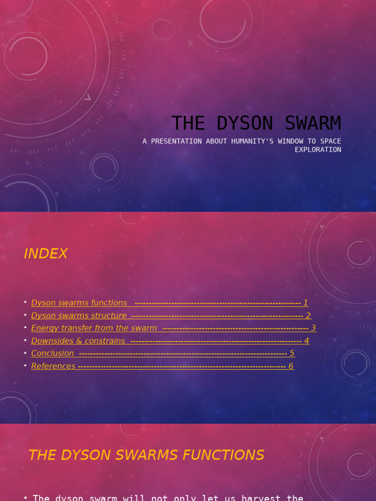 Dyson Swarm: Future of Space Energy | PDF | Mercury (Planet) | Earth