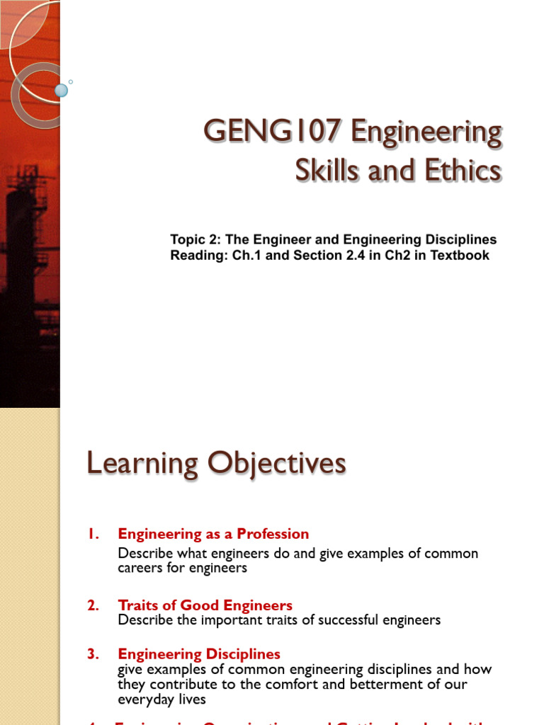 Lecture 2 - Engineer-Engineering Disciplines(1) | PDF | Engineering | Engineer