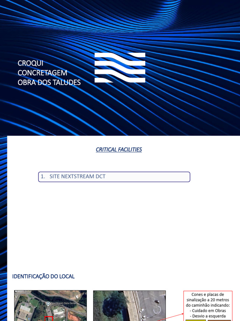 Croqui Concretagem Taludes Rampa 01 | PDF