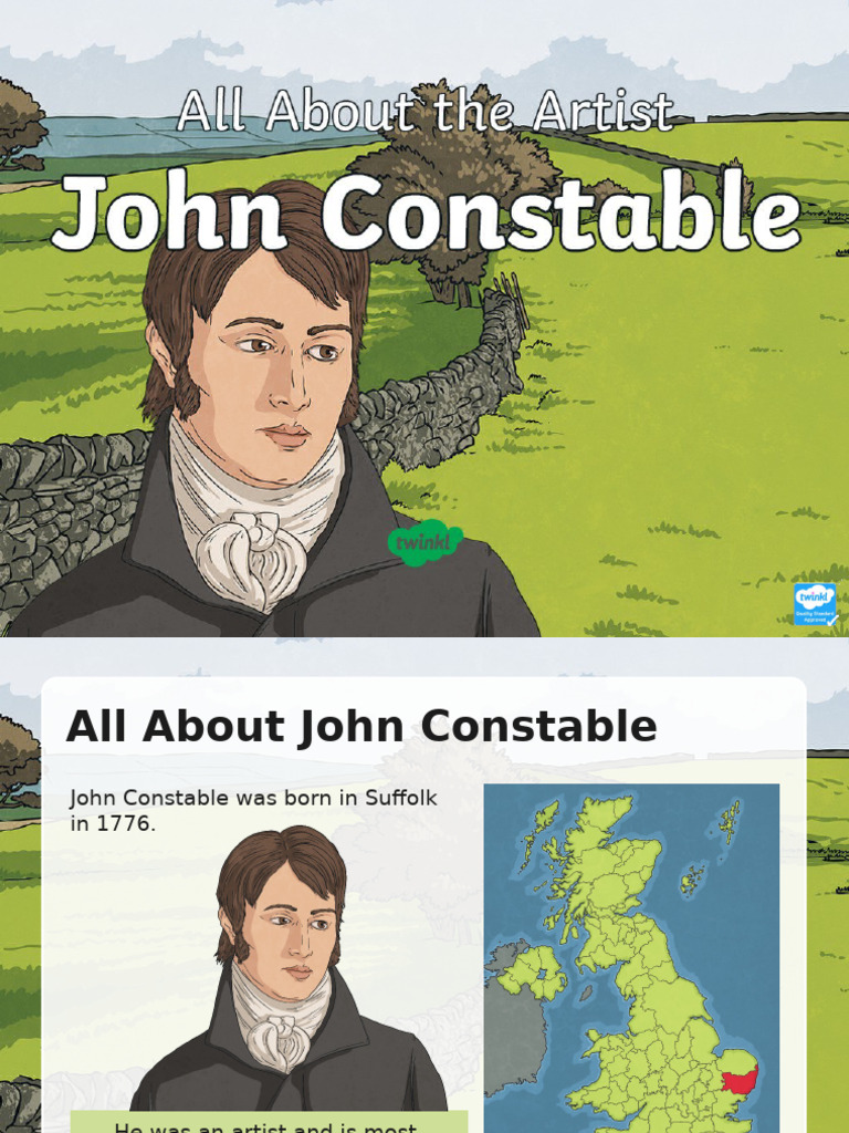 T TP 7046 Ks2 All About The Artist John Constable Powerpoint Ver 5 | PDF | Plastic Arts | Paintings