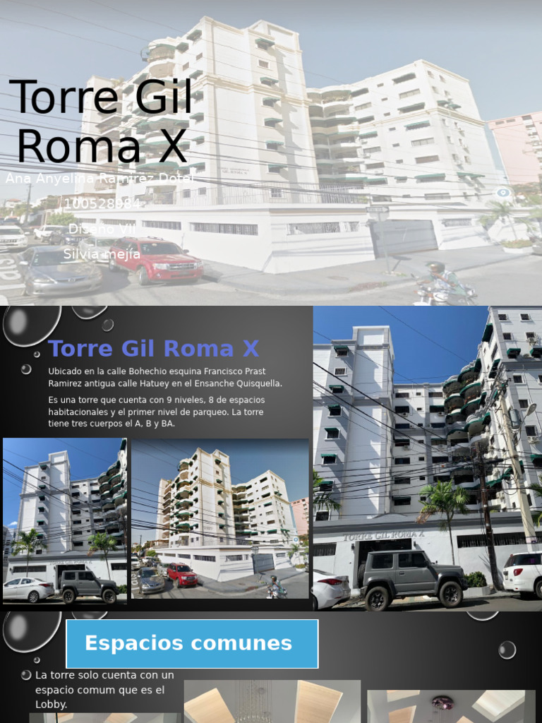 Ana Anyelina Ramirez Torre Gil Roma X | PDF | Ingeniería de Edificación | Edificios y estructuras