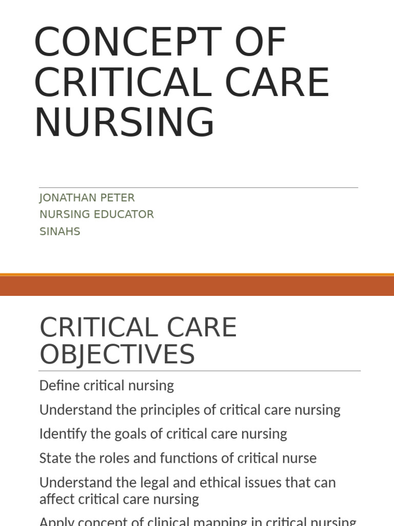 Principles of Critical Care Nursing | PDF | Intensive Care Medicine ...
