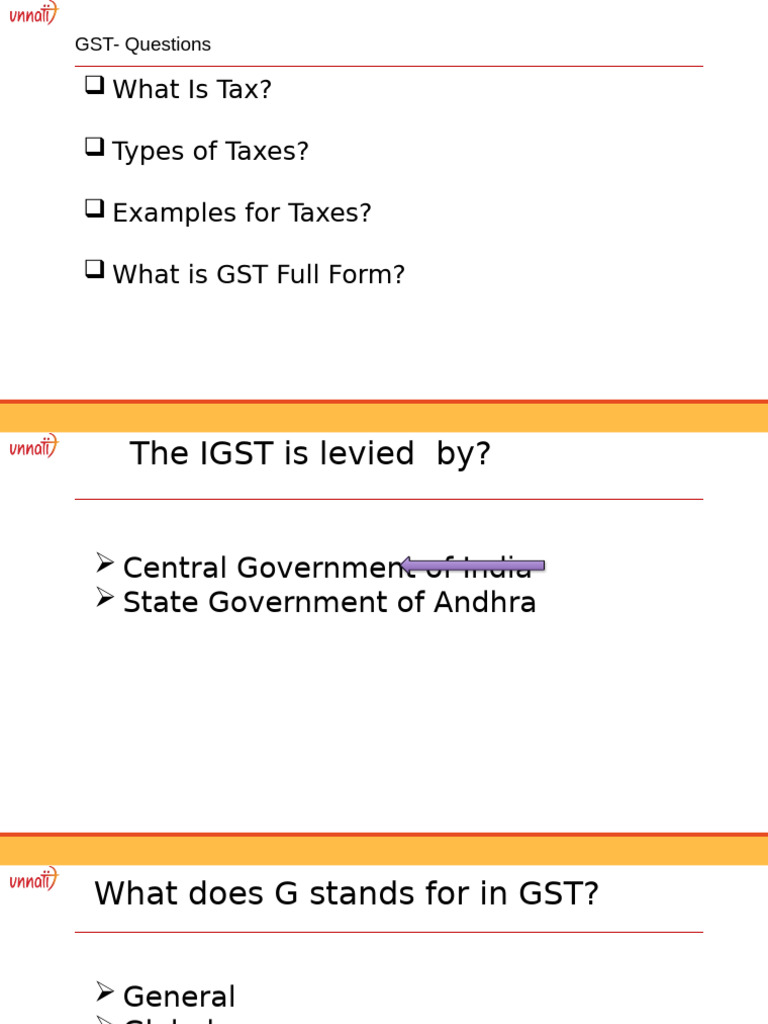 What Is Tax? Types of Taxes? Examples For Taxes? What Is GST Full Form ...