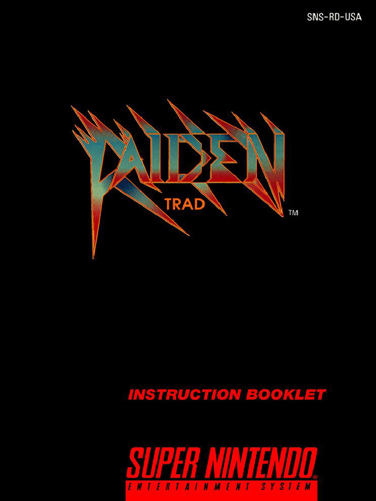 Raiden Trad (U) (Spa) - Manual | PDF