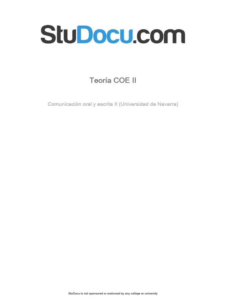 Teoria Coe II | PDF | Hablar en público | Retórica