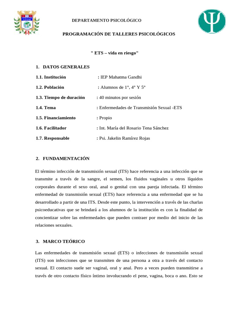 TEMA ETS | PDF | Infección transmitida sexualmente | Medicina