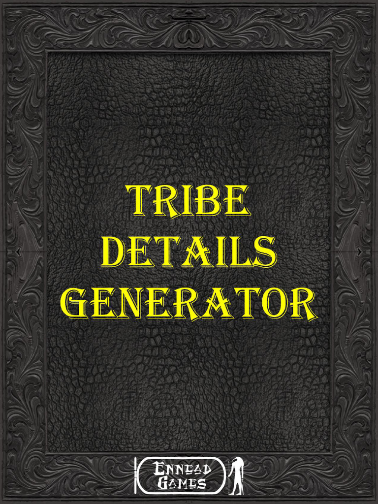 Tribe_Details_Generator | PDF