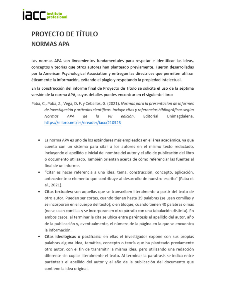 Normas APA: Guía para Citas y Referencias | PDF | Estilo apa | Citación