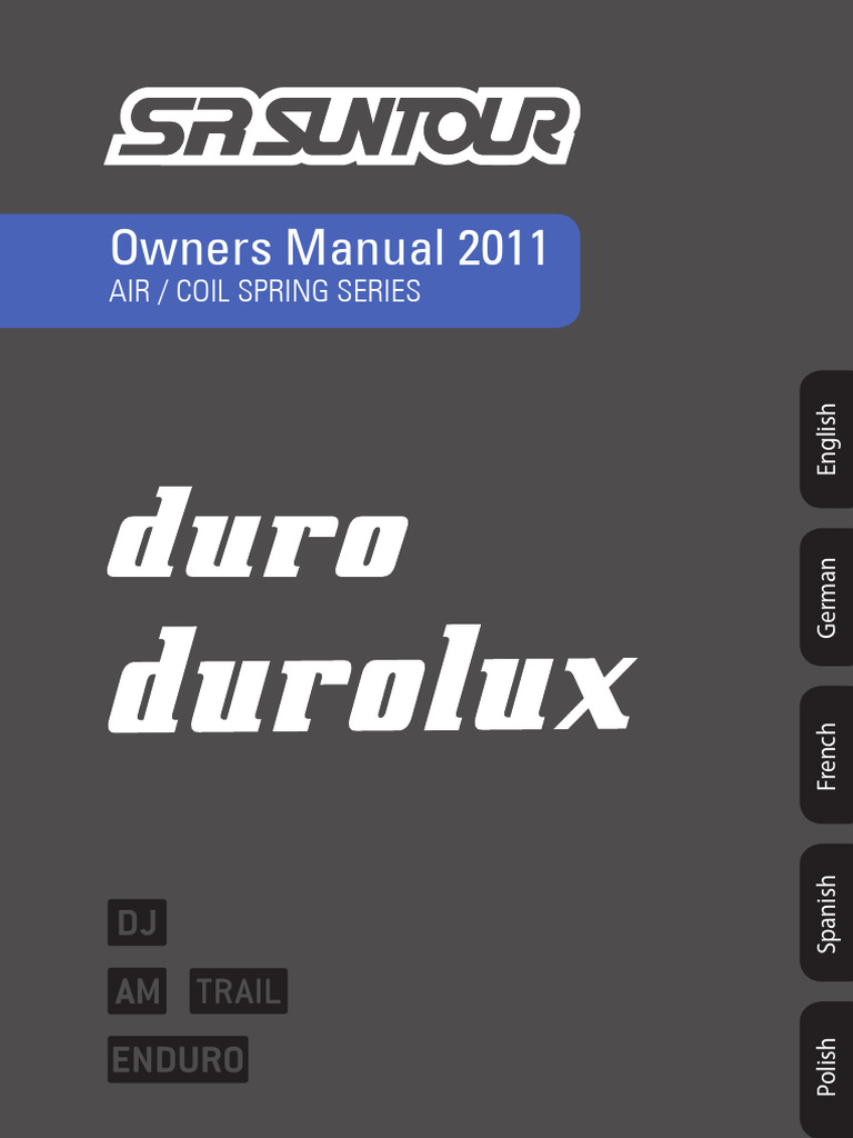 2011 Owners Manual Durolux Duro | PDF | Human Powered Vehicles | Human ...