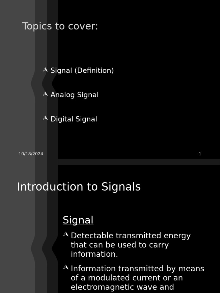 2 DCN Lecture 2 Signals | PDF | Modulation | Frequency Modulation