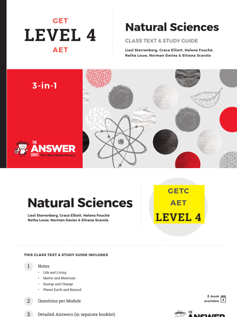 GR 9 Natural Sciences Class Text Getc Aet Level 4 4 Aug 2022 v2 | PDF | Experiment | Scientific ...
