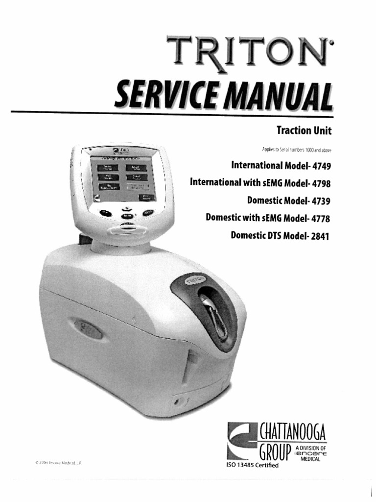 Triton Traction Service Manual Pt1 | PDF
