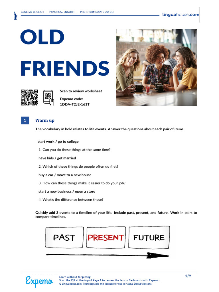 Old Friends American English Student | PDF | Linguistics | Grammar