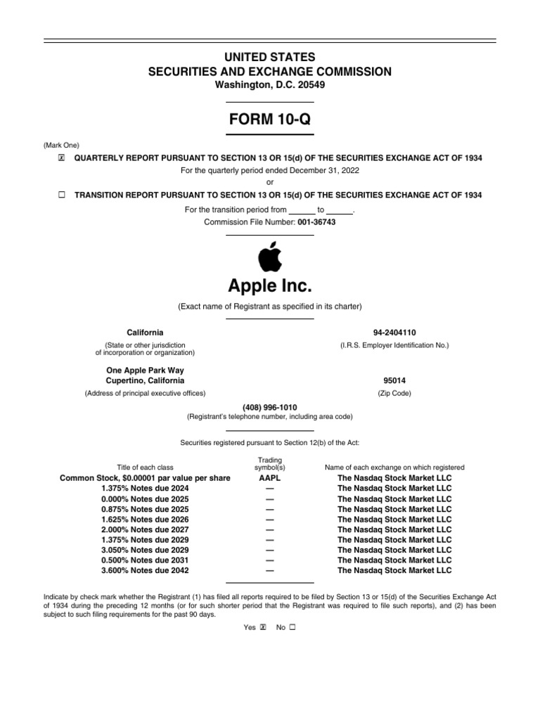 10 Q Q1 2023 (As Filed) | PDF | Derivative (Finance) | Hedge (Finance)