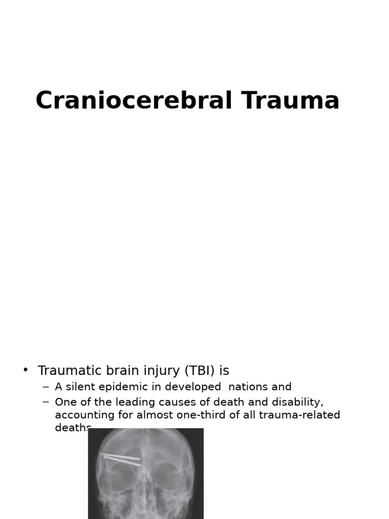 Understanding Craniocerebral Trauma | PDF | Traumatic Brain Injury ...