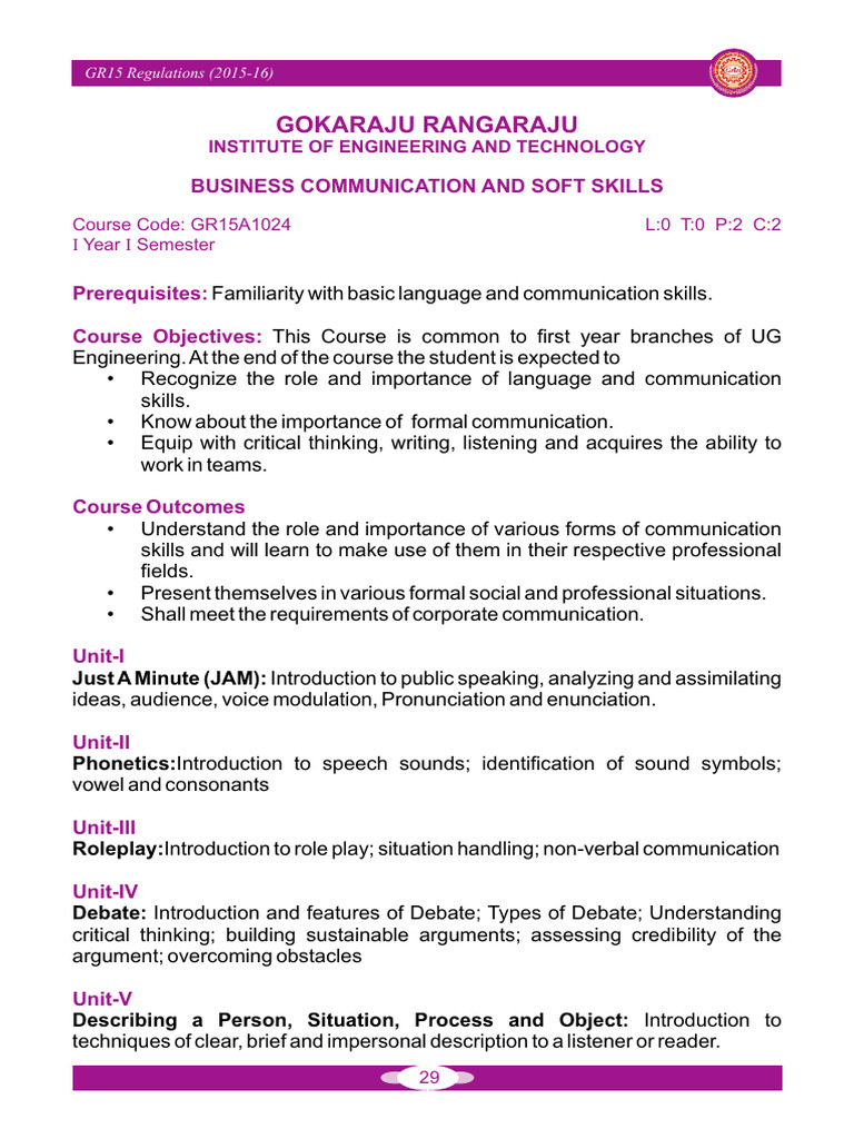 Business Communication and Soft Skills | PDF | Communication | Thought