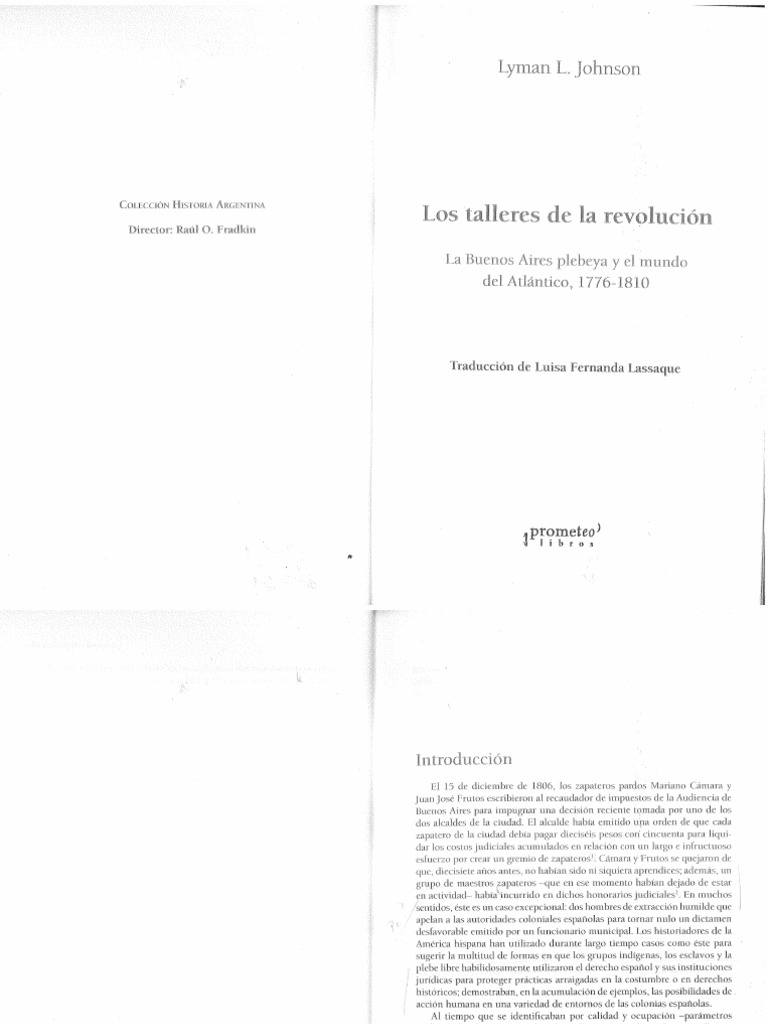 3 - Johnson, L - Los Talleres de La Revolución, Cap 1 Al 4 | PDF