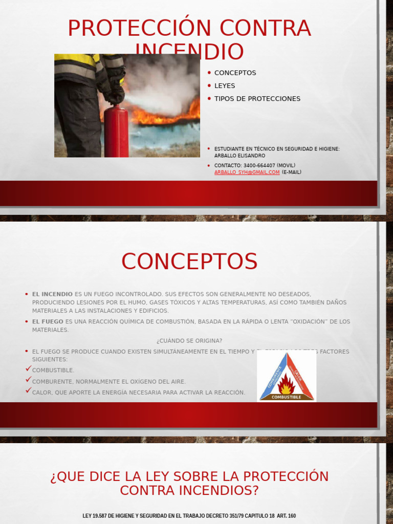 Capacitación - Proteccion Contra Incendios | PDF | Incendios | Protección contra incendios