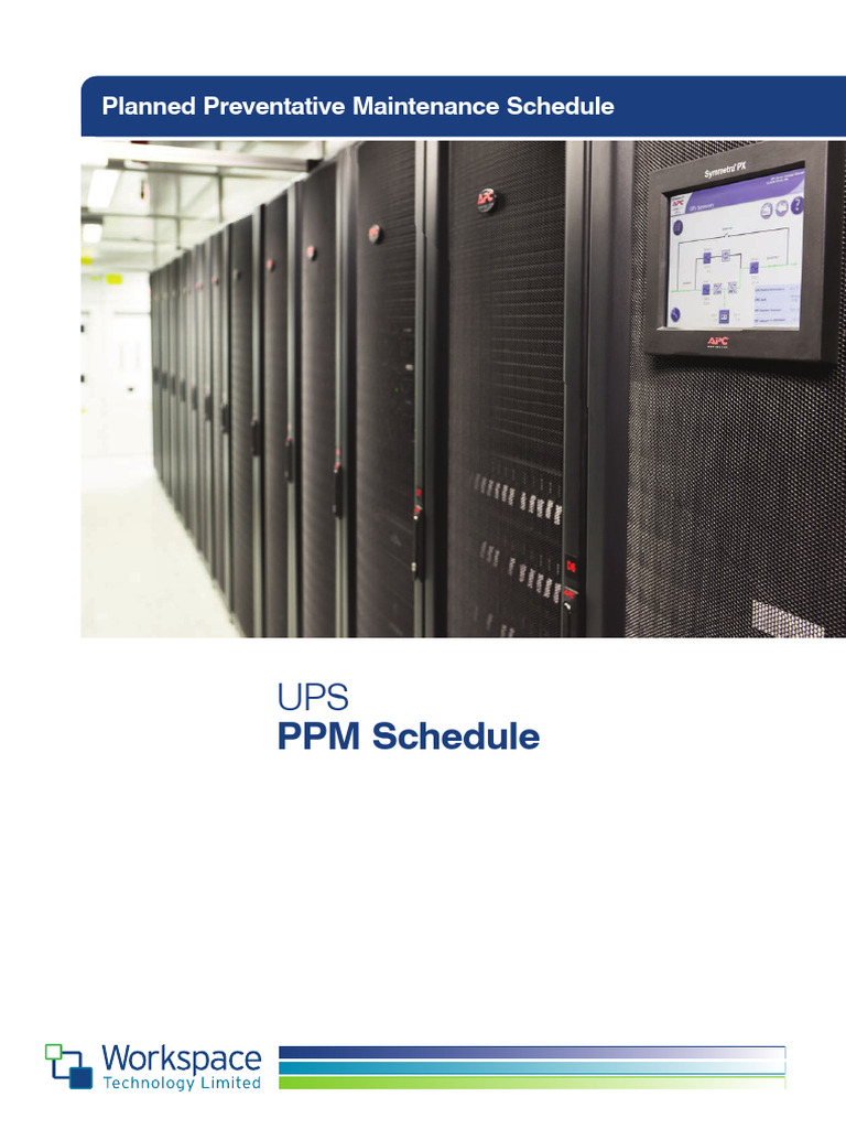 Service Plan - UPS Systems Rev 1.3 18-05-16 | PDF | Electrical ...