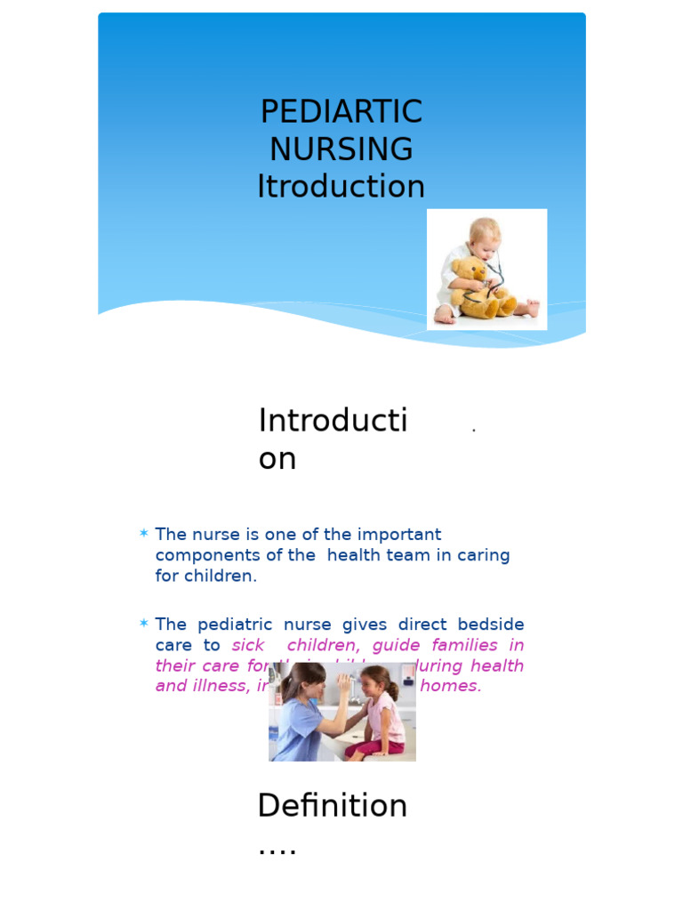 Introduction and Assessment | PDF | Pediatrics | Nursing